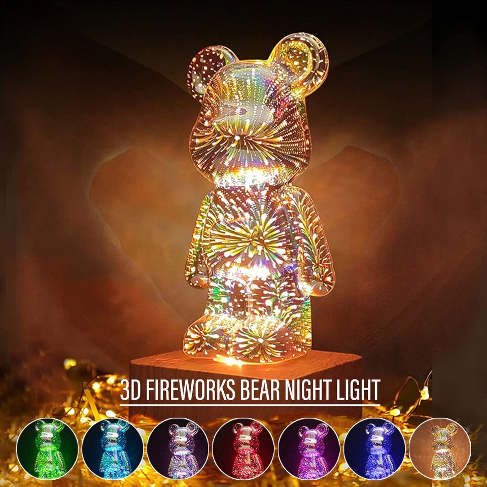 FireBear – Fireworks Bear Lamp - Get TRENCY